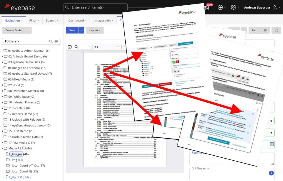 Efficient PDF analysis and structuring with eyebase